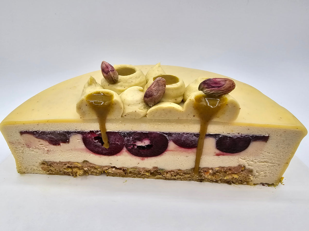 Cherry Pistachio Mousse Cake – RT Bakery & Cafe